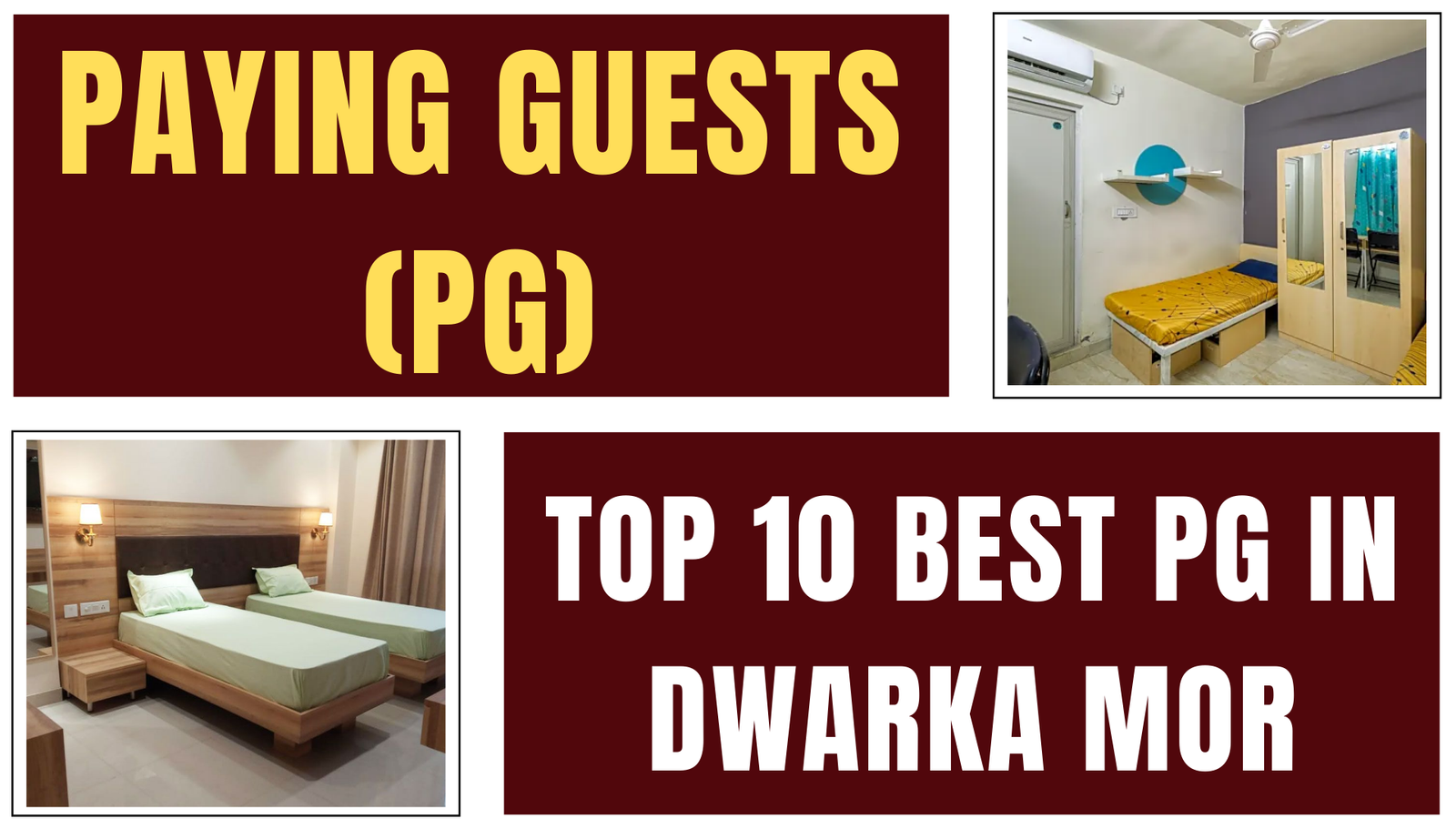 Top 10 Best PG in Dwarka Mor - alertpro